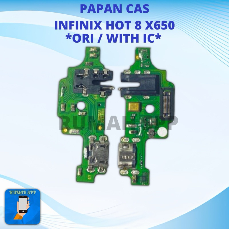 Jual PAPAN CAS / KONEKTOR CAS INFINIX HOT 8 X650 (ORIGINAL BESERTA IC ...