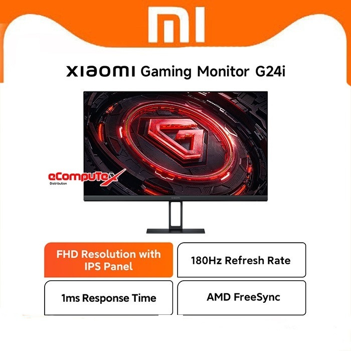 Jual XIAOMI MONITOR GAMING G24I 24" INCH FHD 1080P | 180HZ 1 MS ...