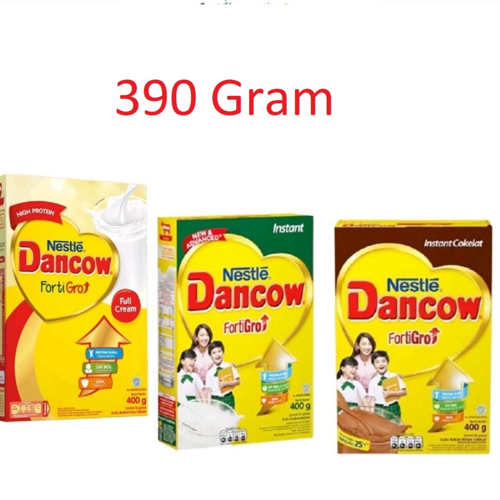 Jual Dancow Fortigro Susu Bubuk Full Cream 390gr Susu Dancow Coklat ...