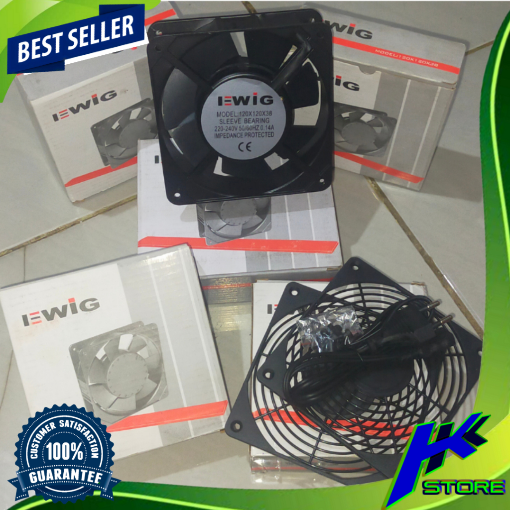 Jual Exhaust Fan Mini Kipas Pendingin Hexos Mini Universal Plus Kabel ...