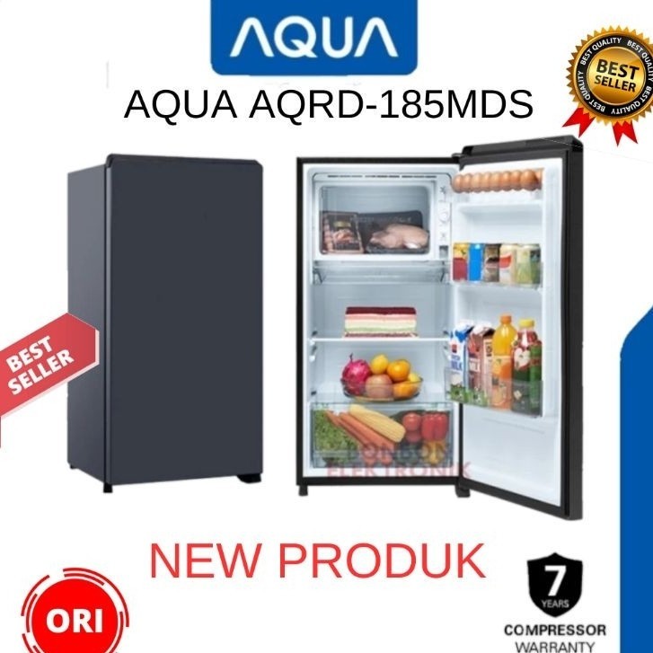 Jual KULKAS AQUA AQR D-185MDS/MLS LEMARI ES AQUA 1 PINTU TERMURAH / GARANSI RESMI NASIONAL ...