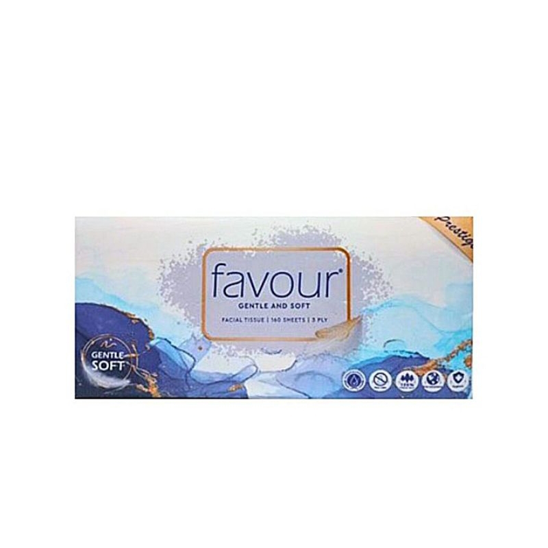 Jual Tissue Favour Gentle and Soft | Facial Tissue | 160 Sheets | 3 Ply ...
