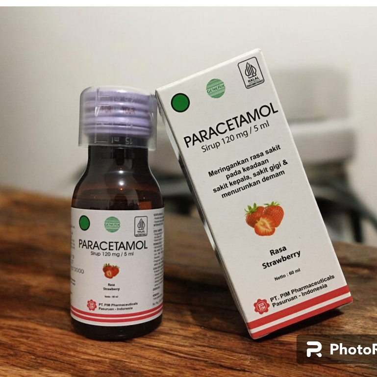 Jual Paracetamol Syrup Pim Rasa Strawberry 60 Ml | Shopee Indonesia