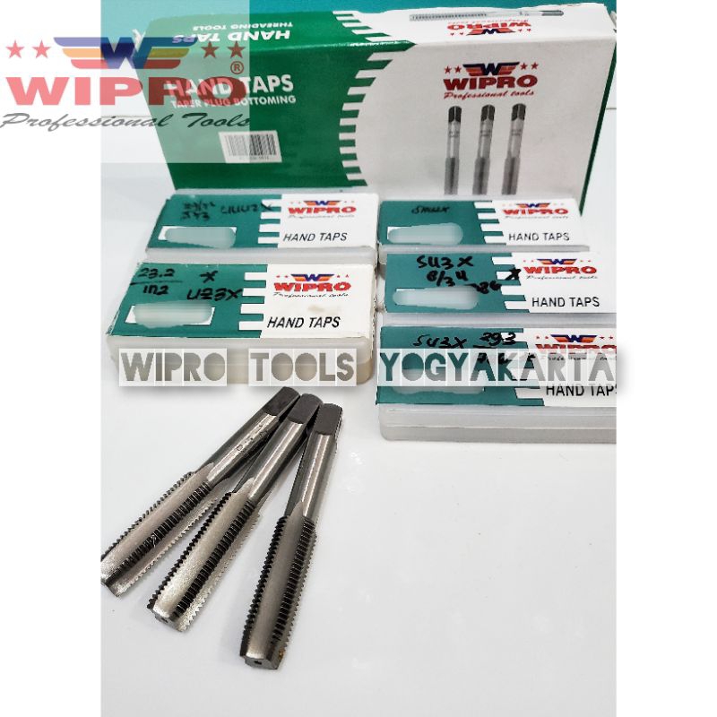 Jual Wipro Hand Tap M2×0.4 M3×0.5 M4×0.7 M5×0.8 M6×1 M7×1 M8×1 M9×1 | Shopee Indonesia