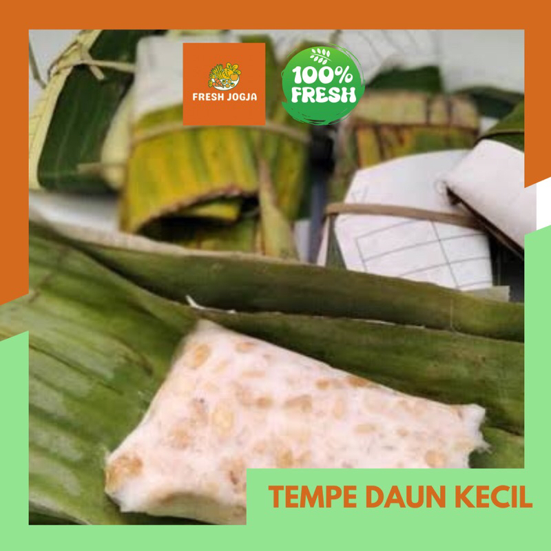 Jual Tempe Bungkus Daun Kecil per 6 Pcs | Fresh Jogja | Shopee Indonesia