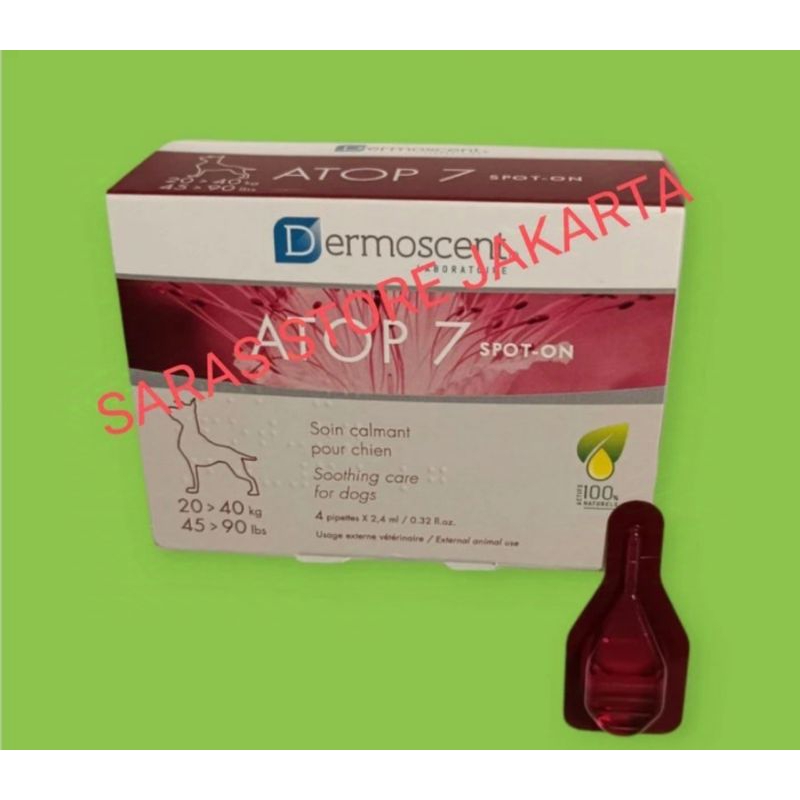 Jual Dermoscent ATOP7 ATOP 7 spot-on for dogs ( 1 pippet) | Shopee ...