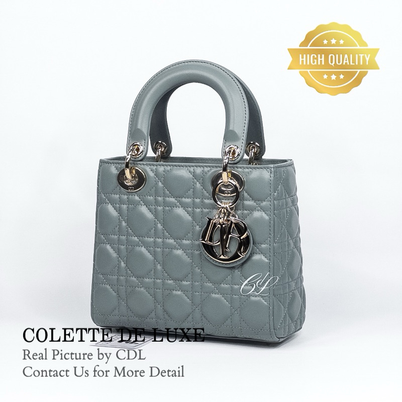 Jual Lady MyAbcd Small Bag in Cloud Blue Lambskin GHW | Shopee Indonesia