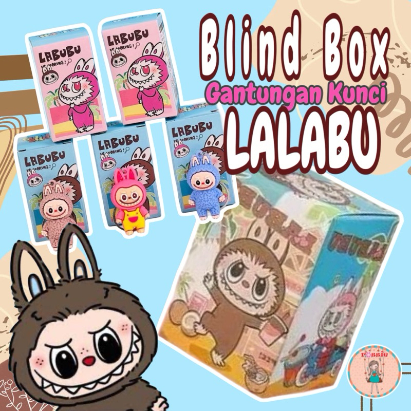 Jual Blind Box Gantungan Kunci Motif Labubu/Blind Box Labubu/Ganci ...
