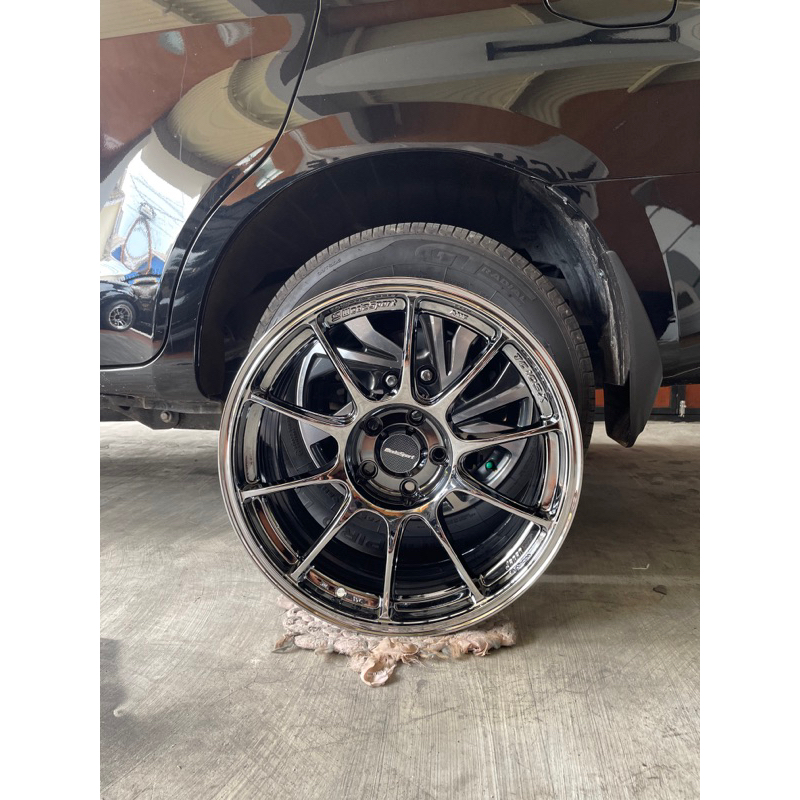 Jual velg r18 tc105x black chrome | Shopee Indonesia