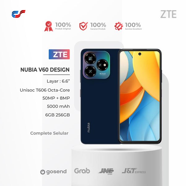 Jual ZTE Nubia V60 Design 6/256GB | NFC | Garansi Resmi | Shopee Indonesia