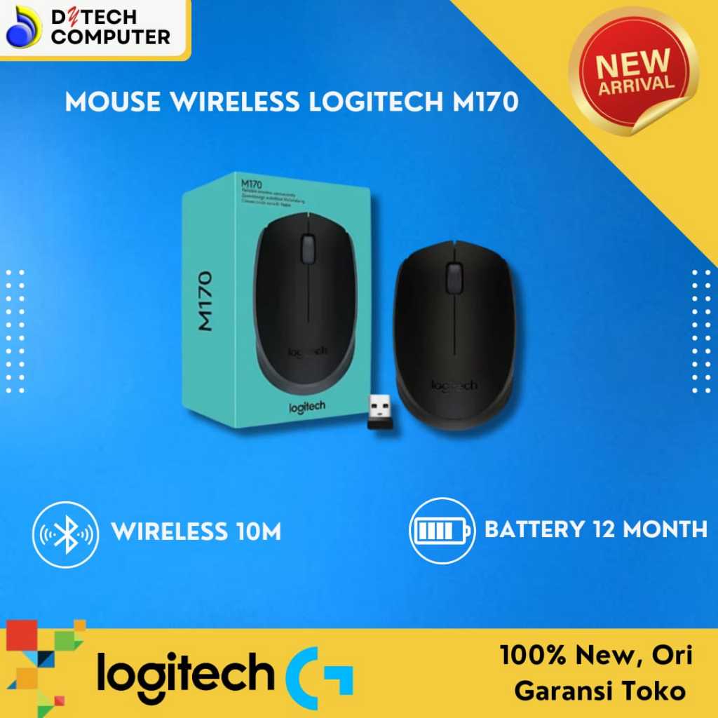 Jual LOGITECH M170 WIRELESS MOUSE | Shopee Indonesia