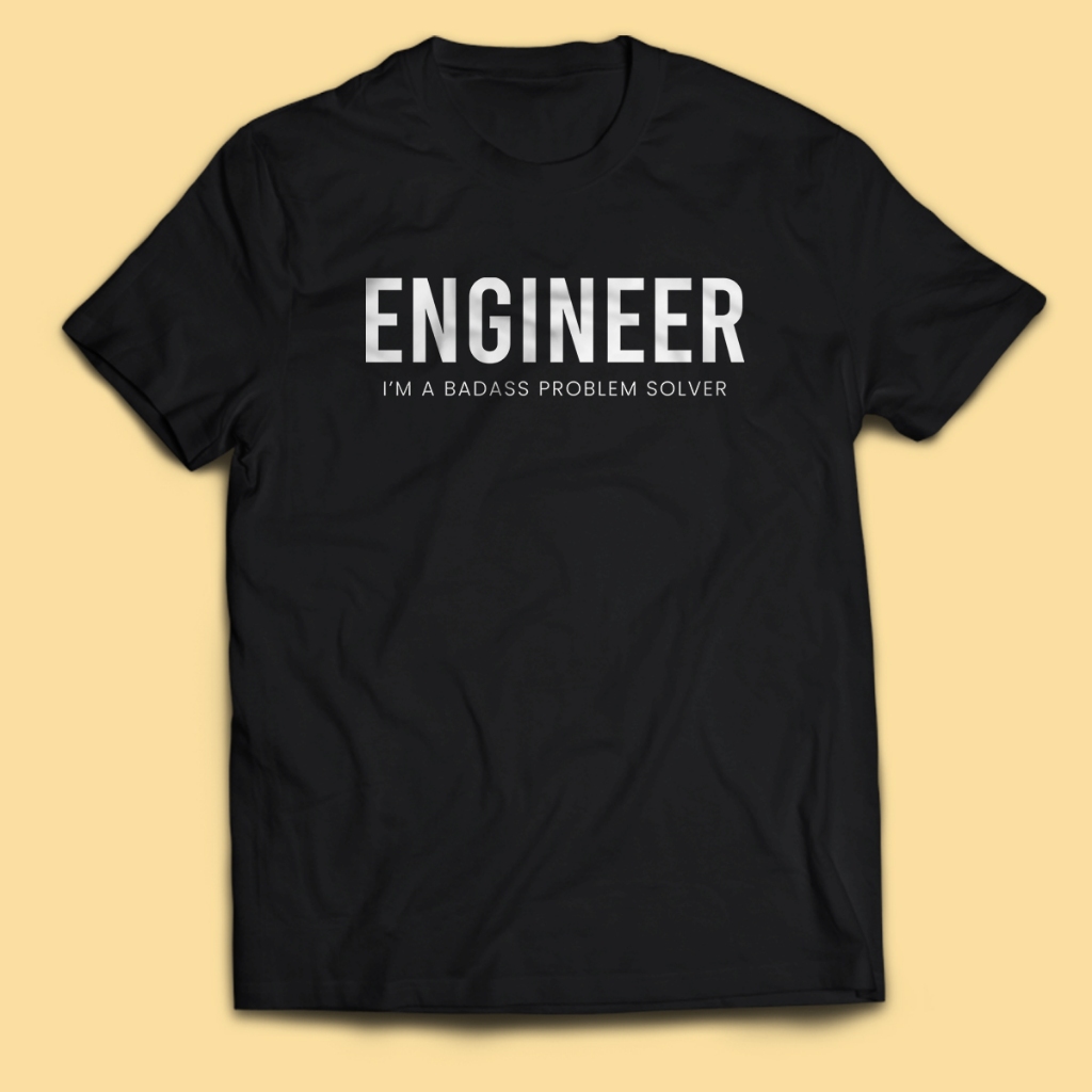 Jual Kaos Pria Mekanik ENGINEER THE PROBLEM SOLVER Dewasa Baju Atasan ...