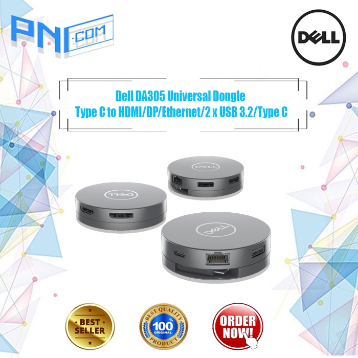 Jual Dell DA305 Universal Dongle 6-in-1 USB-C Multiport Adapter ...