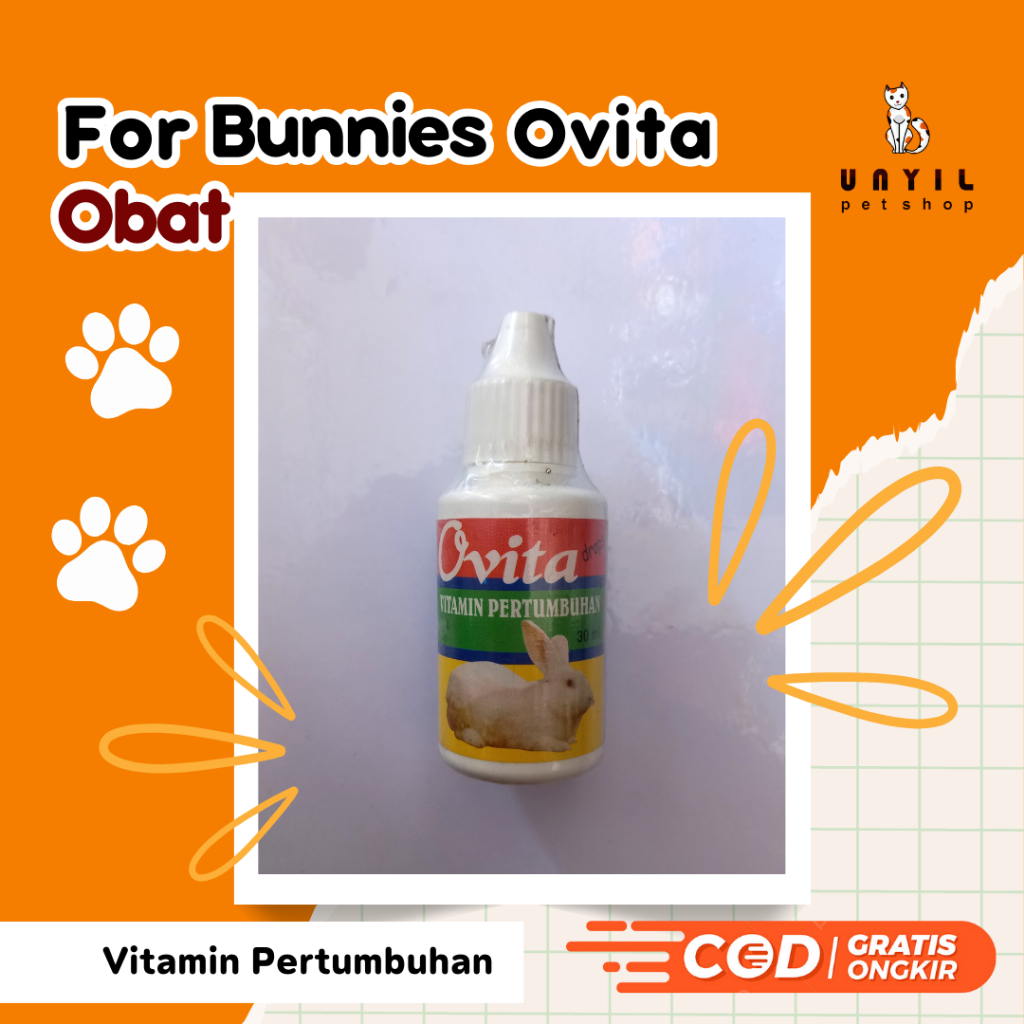 Jual Suplemen Kelinci OVITA DROPS kemasan 30ml | Shopee Indonesia