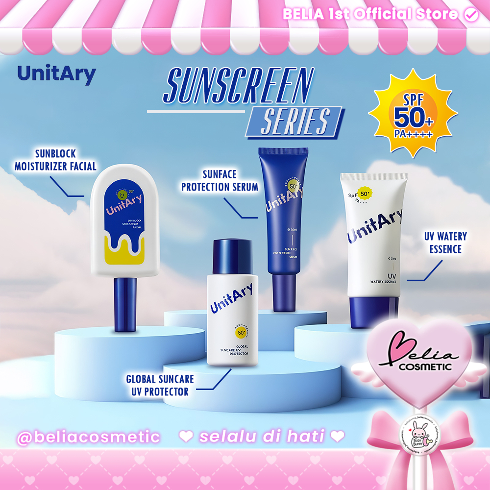 Jual BELIA UNITARY Sunscreen Series | SPF 50+ PA++++ Suncare UV Watery ...