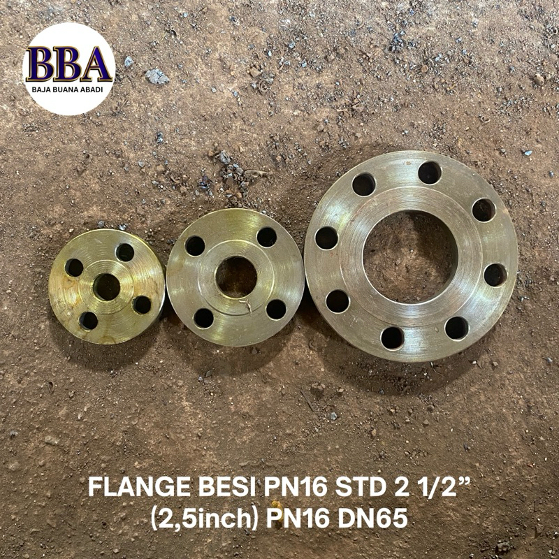 Jual FLANGE BESI PN16 STD 2 1/2” (2,5inch) PN16 BESI DN65 - FLANGE ...