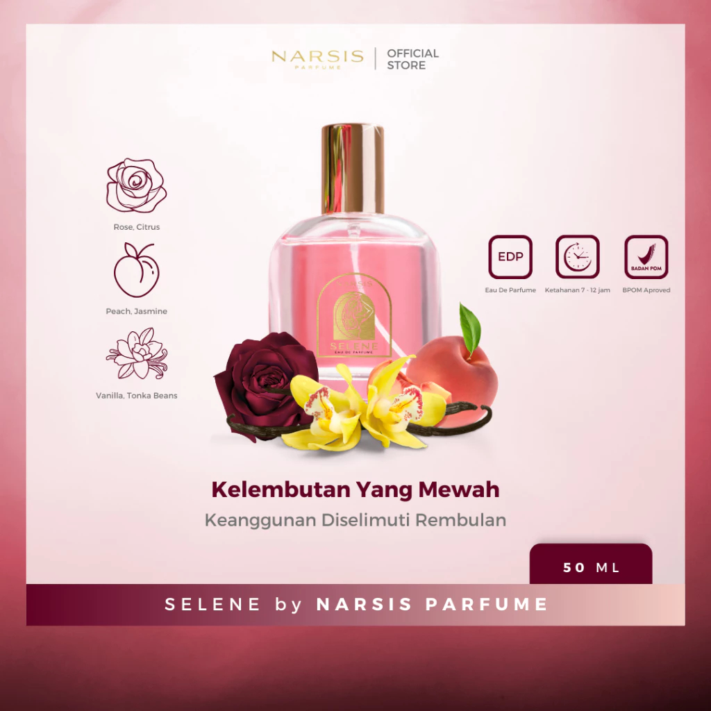 Jual NARSIS SELENE Eau de Parfume | Aroma Fresh dan Floral | 50ml ...