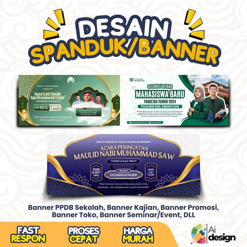 Jual TERMURAH!! JASA DESIGN SPANDUK/BANNER ACARA, SPANDUK/BANNER TOKO ...