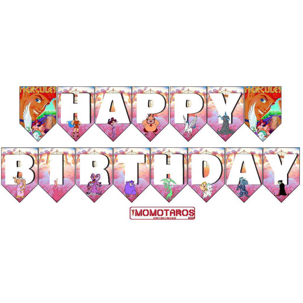 Jual Banner HBD Hercules Disney | Shopee Indonesia