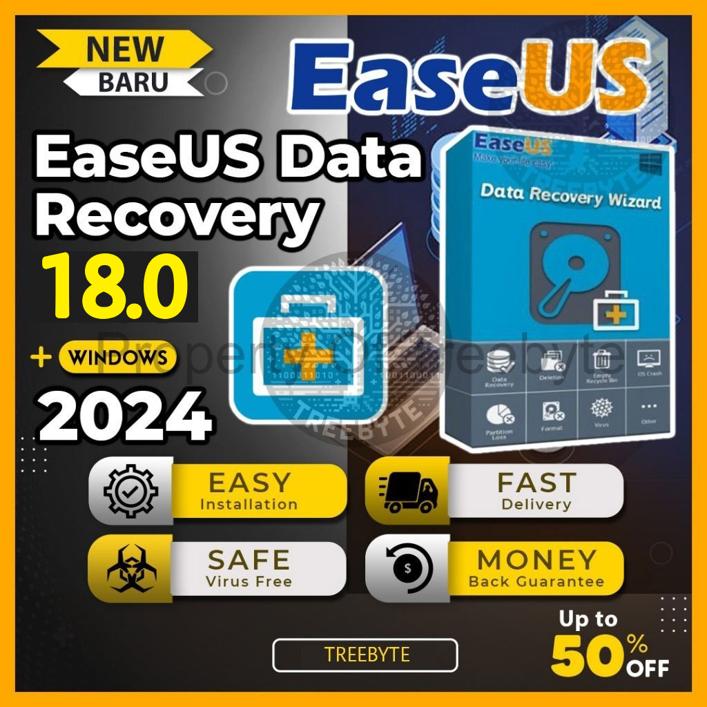 Jual EaseUs Data Recovery Wizard 18 Pro - Pemulihan Data Recovery HDD ...