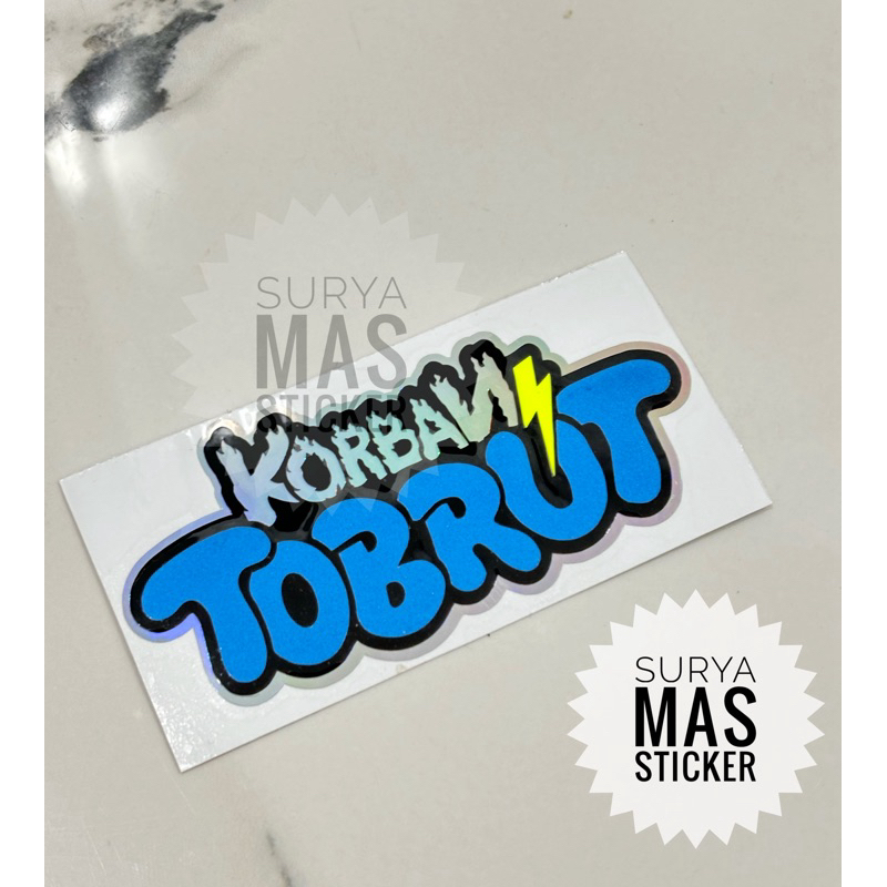 Jual stiker viral korban tobrut motor | Shopee Indonesia
