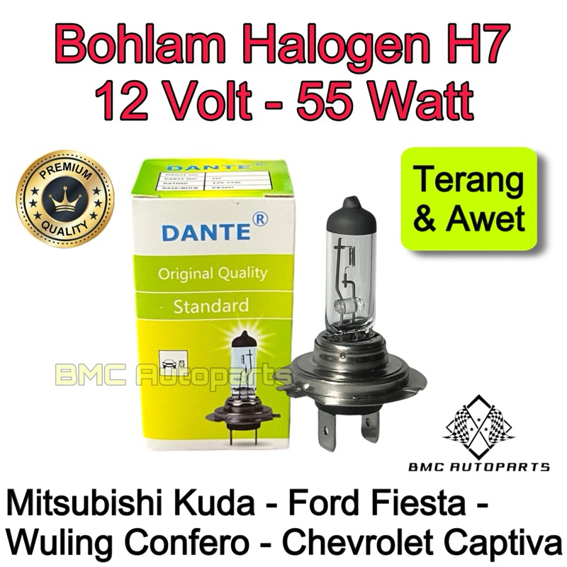 Jual Lampu / Bohlam Halogen H7 12V Mobil Kuda / Confero S / Fiesta ...