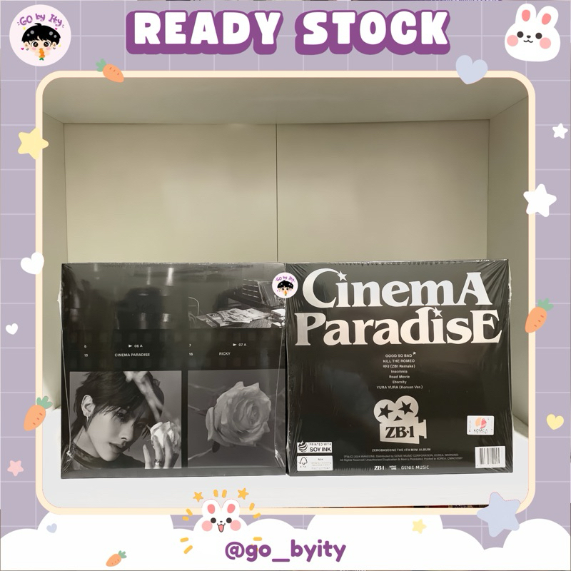 Jual [READY STOCK] ZEROBASEONE ZB1 Album Cinema Paradise | Digipack Ver Sealed | Shopee Indonesia