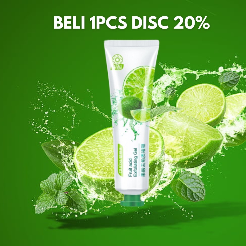 Jual OULISI Fruit Acid Exfoliating Gel Facial Membersihkan dan ...