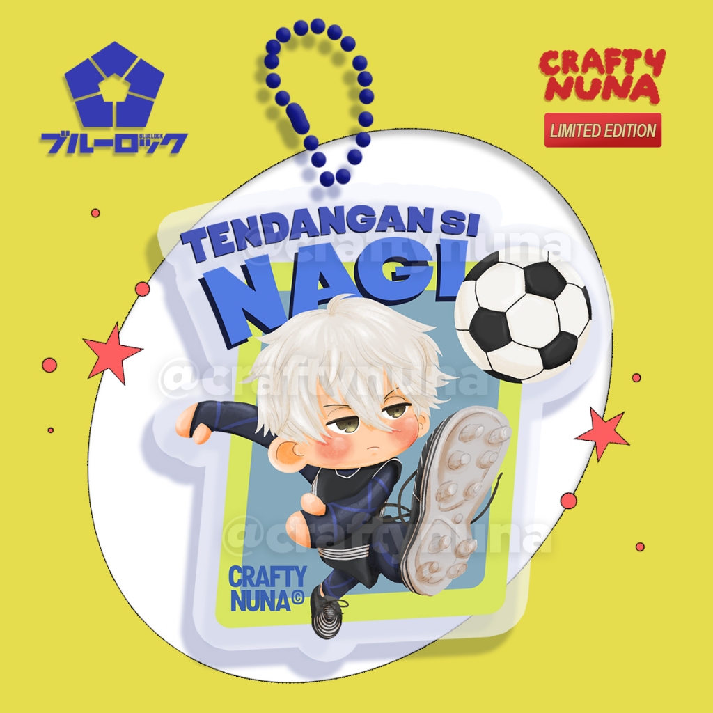Jual BLUE LOCK FANART - TENDANGAN SI NAGI ISAGI BACHIRA acrylic ...