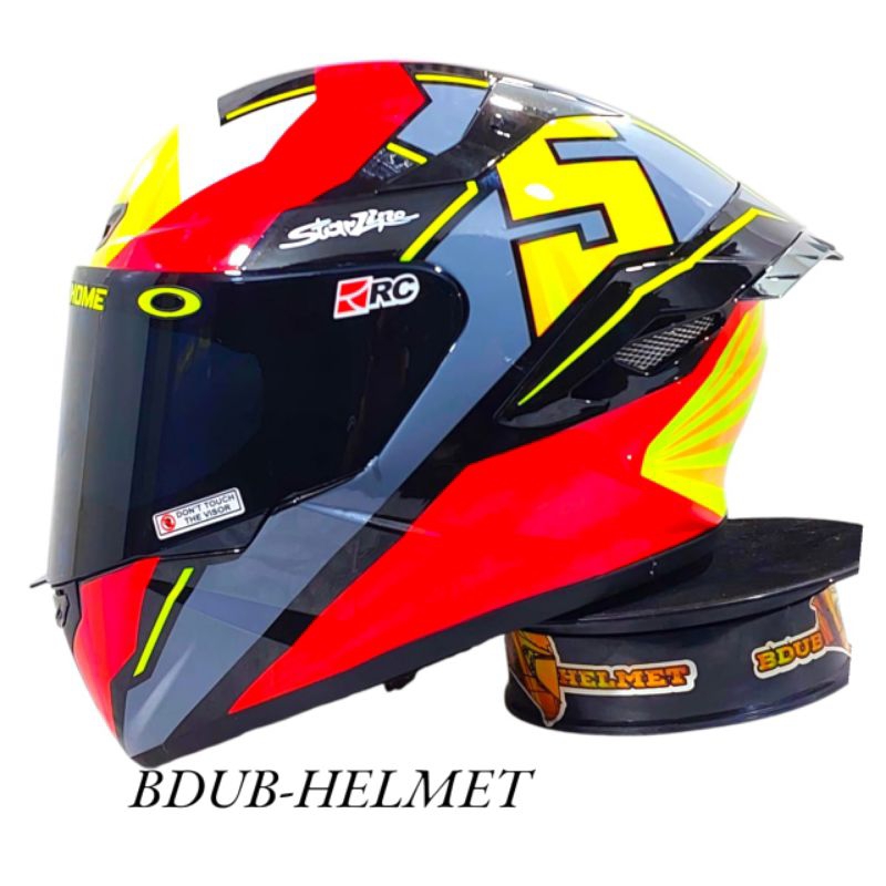 Jual Helm full face kbr tt course Jaume Masia paket ganteng | Shopee ...