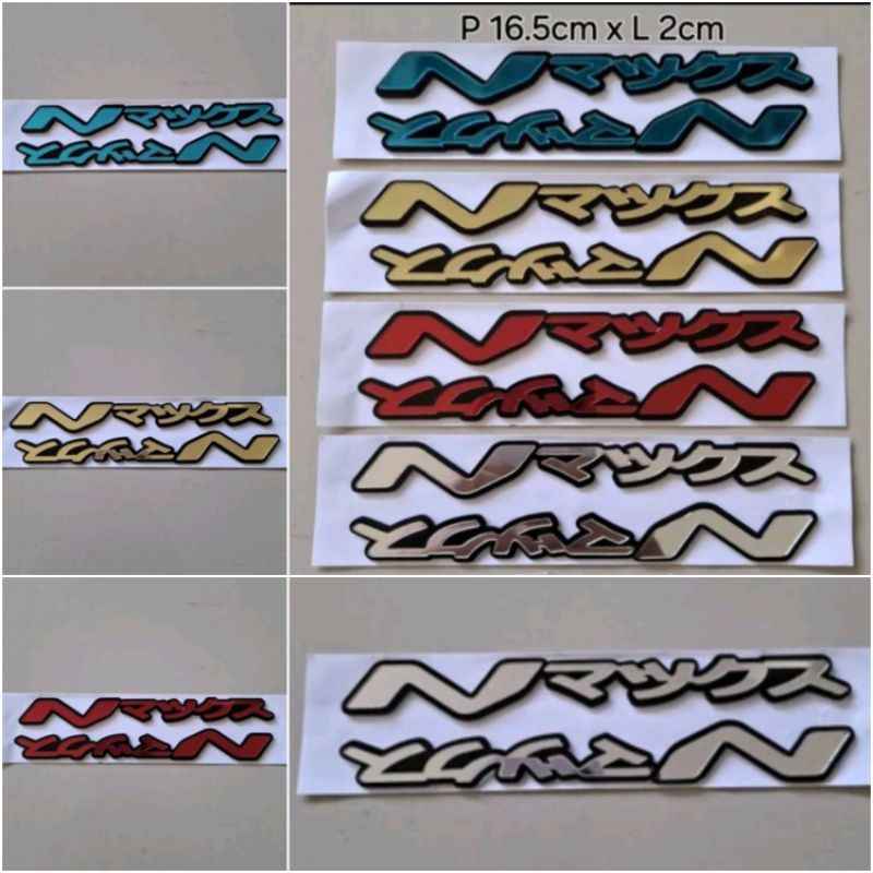 Jual Logo Akrilik Yamaha Nmax Japan Emblem timbul akrilik Nmax Japan ...