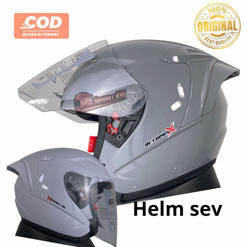 Jual Helm Half Face Paket Ganteng Spoiler motorcycle | Shopee Indonesia