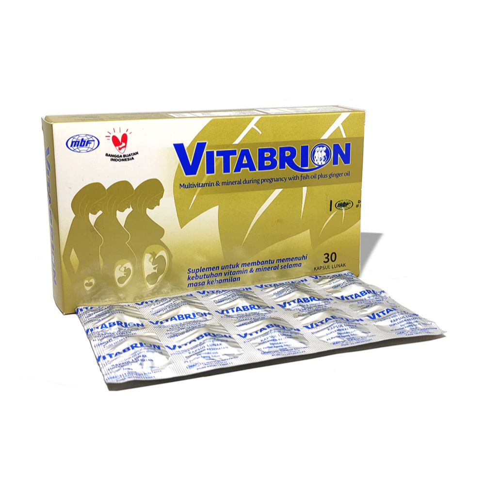 Jual Vitabrion 30 Kapsul - Vitamin Kesehatan Ibu Hamil - Multivitamin ...