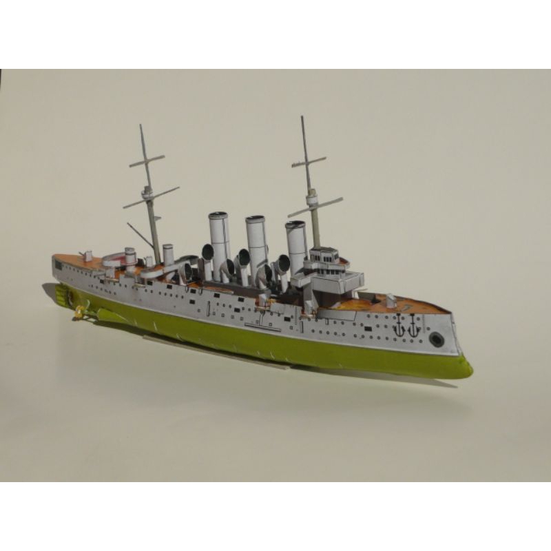 Jual Lembaran pola papercraft kapal perang Aurora cruiser skala 540 ...