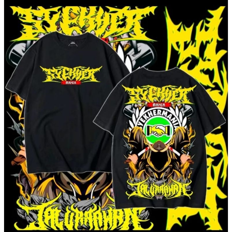 Jual KAOS SYEKHER MANIA JALUR BAWAH DTF KUNING | Shopee Indonesia