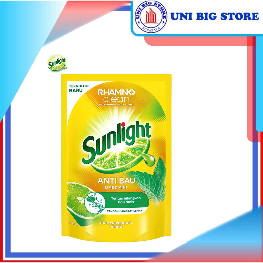 Jual Sunlight Anti Bau Jeruk Nipis Daun Mint 650 ml Sabun Cuci Piring | Shopee Indonesia