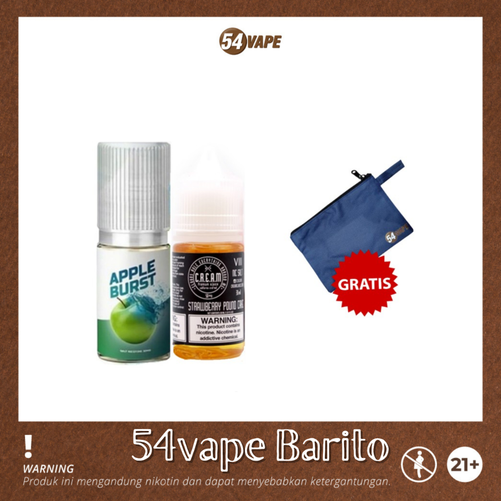 Jual BUNDLES FOOM Apple Burst 30ml + Cream VIII Salt 30ml | Shopee ...