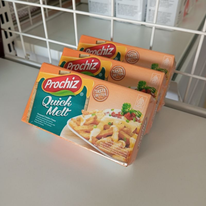 Jual Prochiz Quick Melt 160g Keju Cheddar Cheese Cepat Meleleh Topping ...