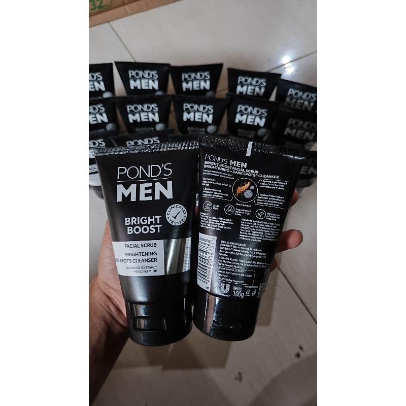 Jual Ponds Men Bright 100gr | Shopee Indonesia