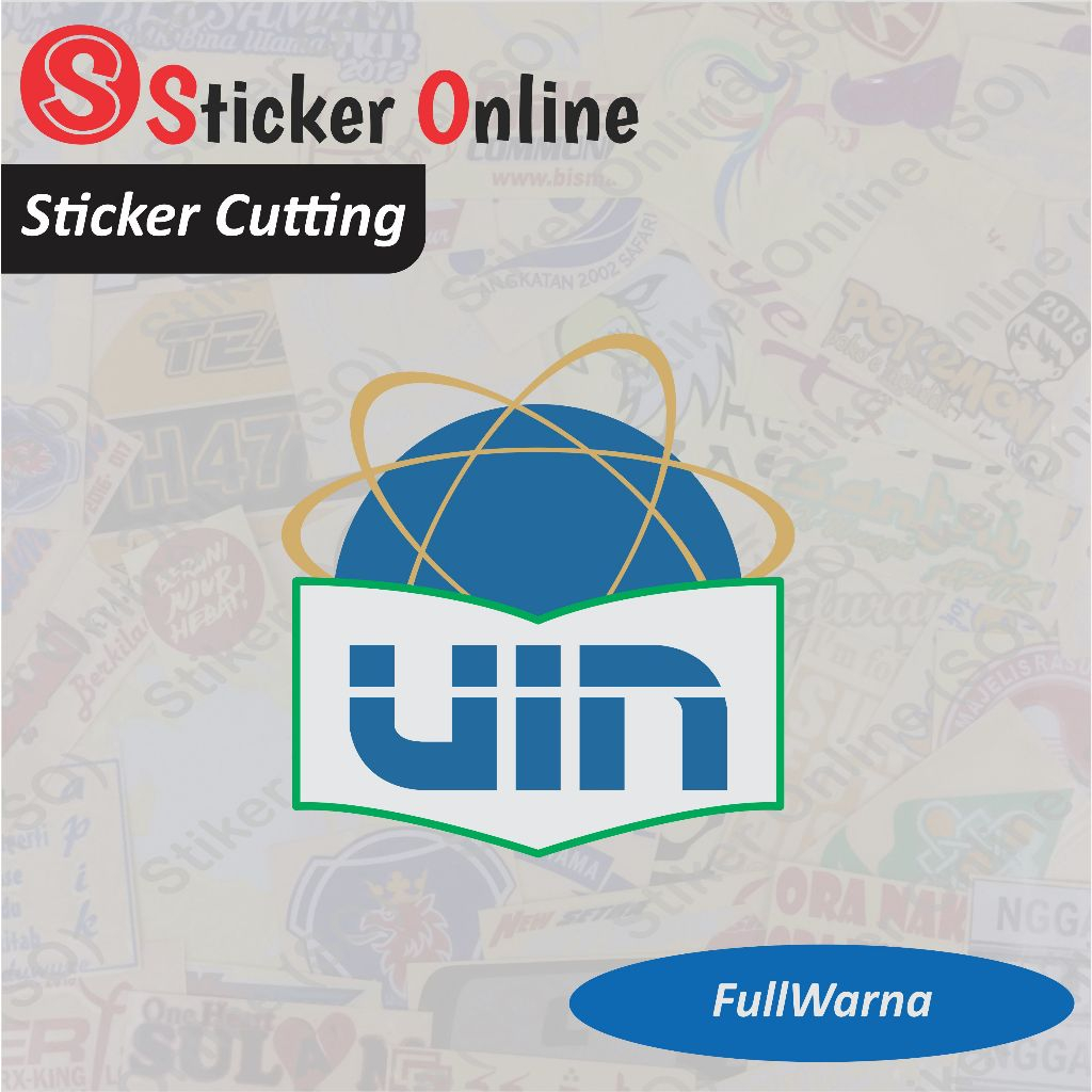 Jual Stiker UIN Syarif Hidayatullah Jakarta | Sticker Cutting Logo UIN ...
