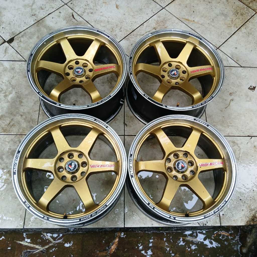 Jual Velg Second Celong TE37 Ring 17 Pcd 4x100/114.3 Vios City Swift ...