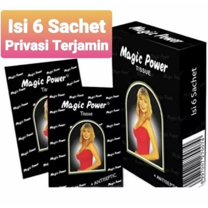 Jual Tisu Magic Original Box 6pc / Tissue Magic Original /Tisu Basah ...