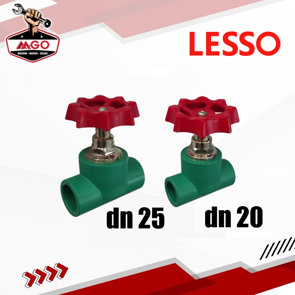 Jual LESSO PPR Stop Valve / Stop Kran (20/25 dn) | Shopee Indonesia