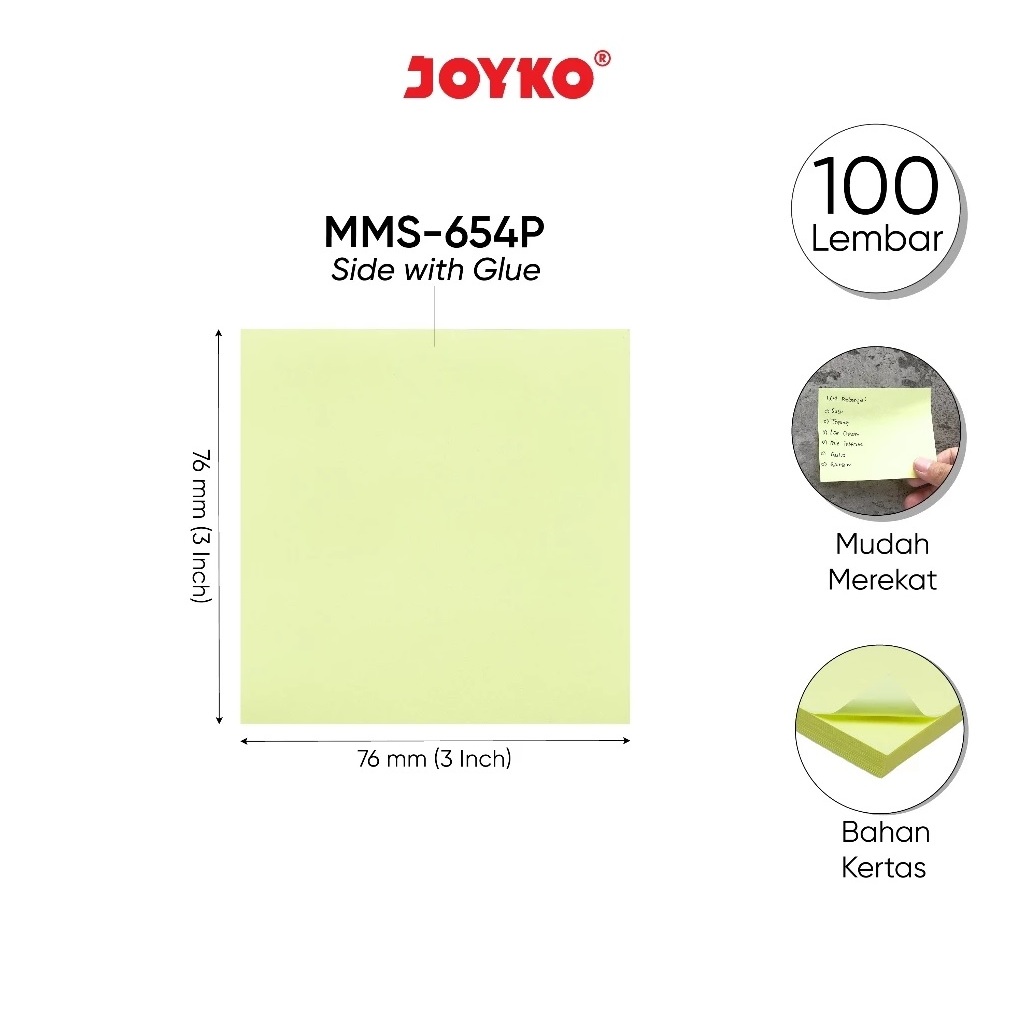 Jual Memo / Sticky Notes Joyko MMS-0654 | Shopee Indonesia