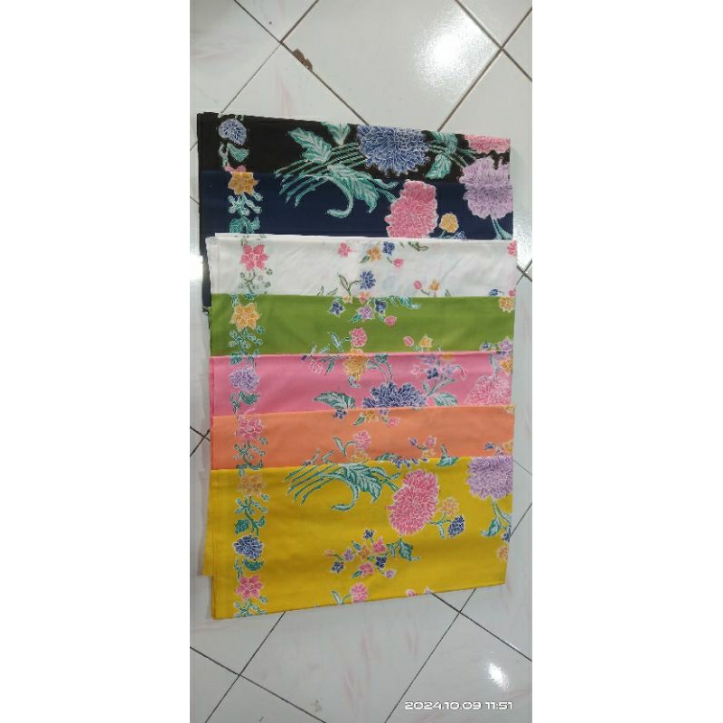 Jual Kain batik encim bunga krisan | Shopee Indonesia
