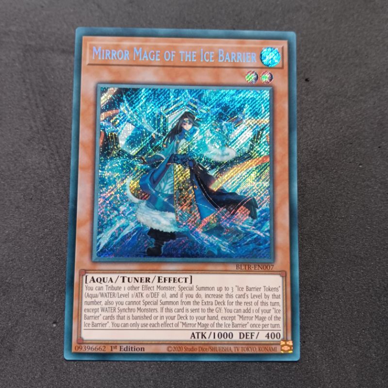 Jual Yugioh Card Mirror Mage Of The Ice Barrier Secret Rare | Shopee ...