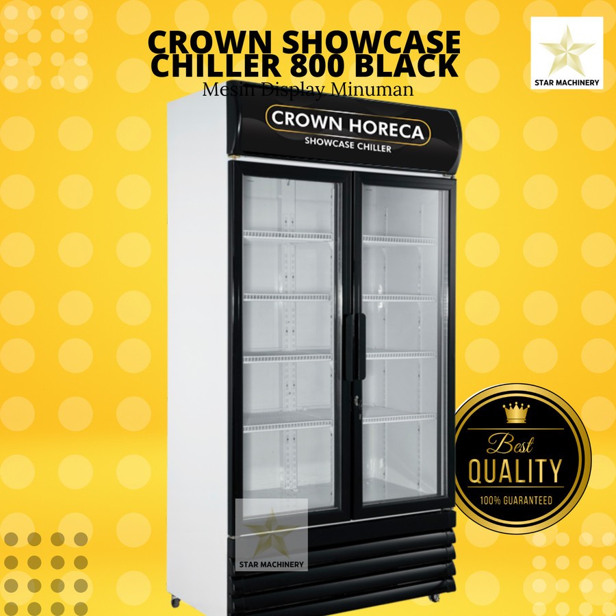 Jual Crown Showcase Chiller LG-400 / LG-800 - Mesin Display Minuman ...