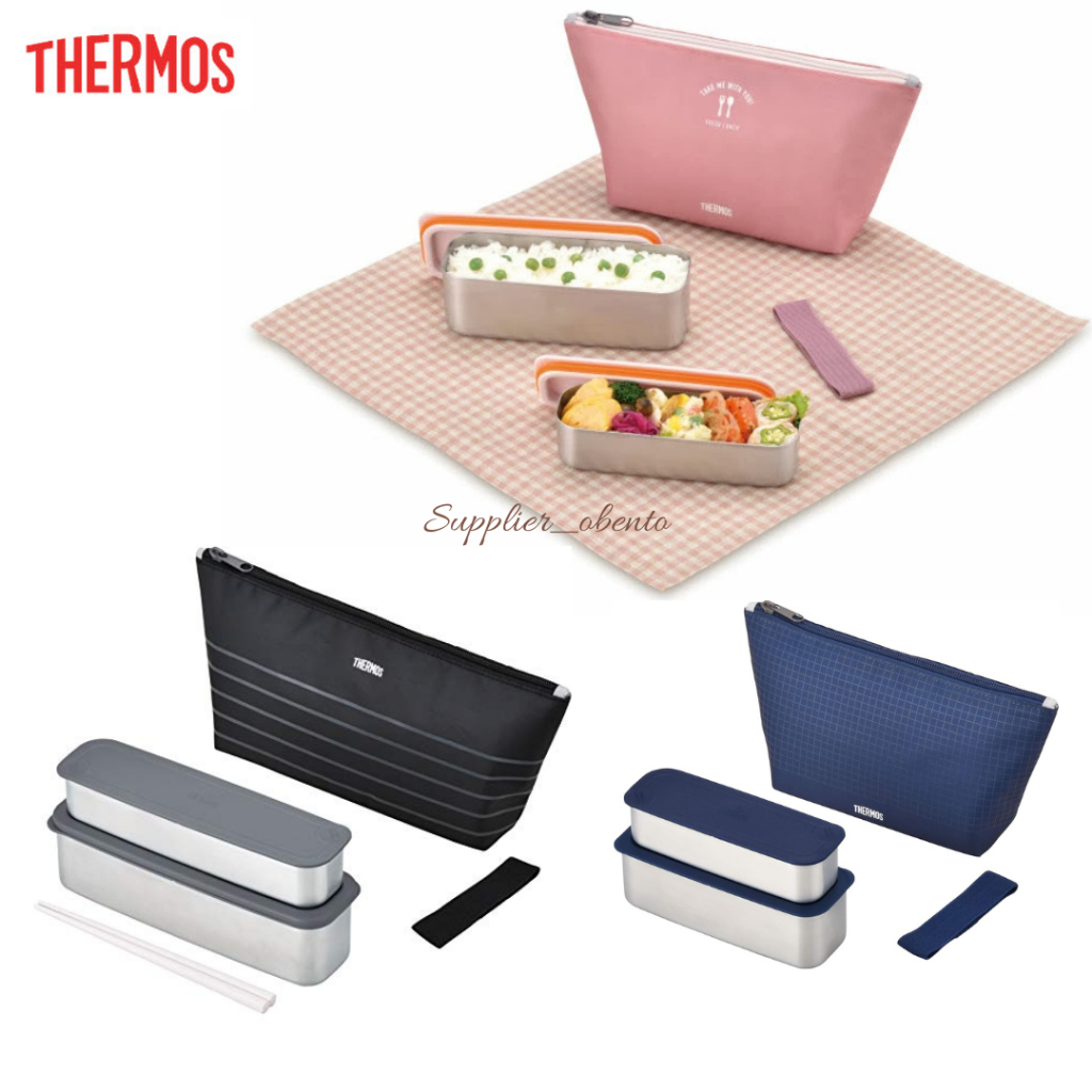 Jual [Thermos] READY STOCK Thermos 2-Tier Slim Fresh Lunch Box ...