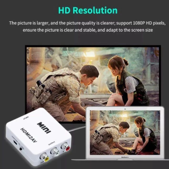 Jual Mini Box HDMI2AV / HDMI TO AV RCA Converter Adaptor / Mini HDMI2AV ...