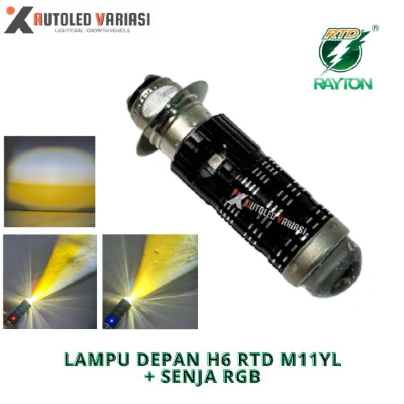 Jual Lampu Utama Led H6 Cut Off Laser Sorot Biled Rayton RTD M11YL ...